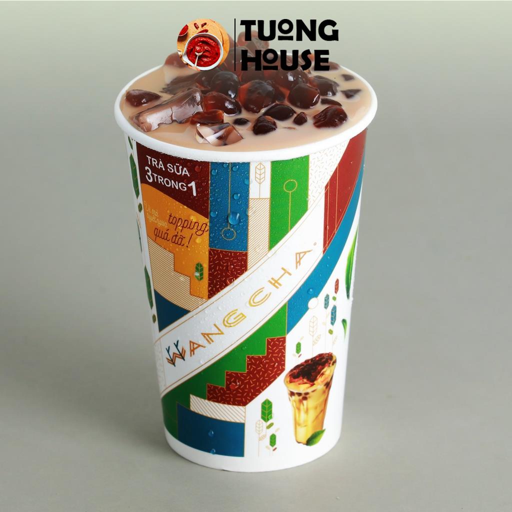 Ly Trà Sữa 3in1 WangCha nhiều vị Tặng Kèm 1 gói Topping 60g | Shopee ...