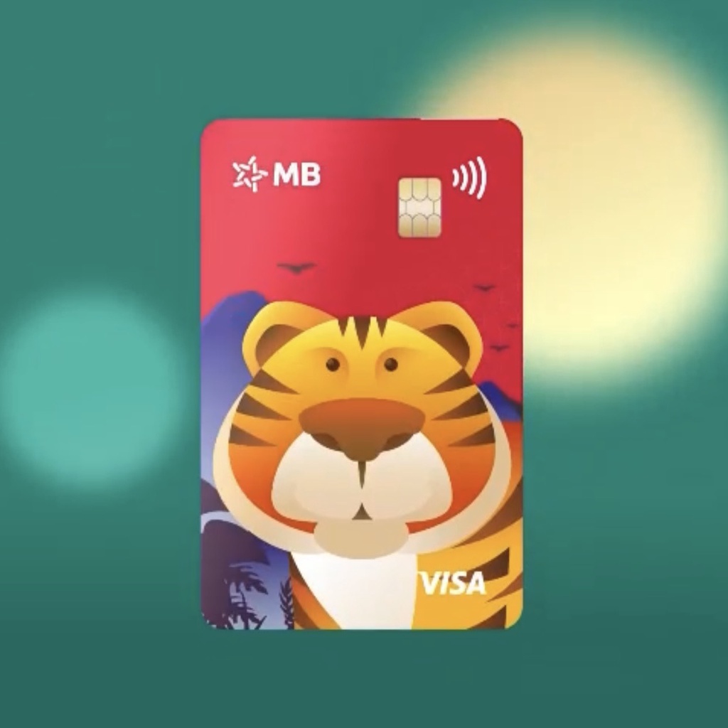 Thẻ hình 12 Con Giáp, thẻ MBBank - Phiên bản limited, Thẻ ATM VISA MB ...