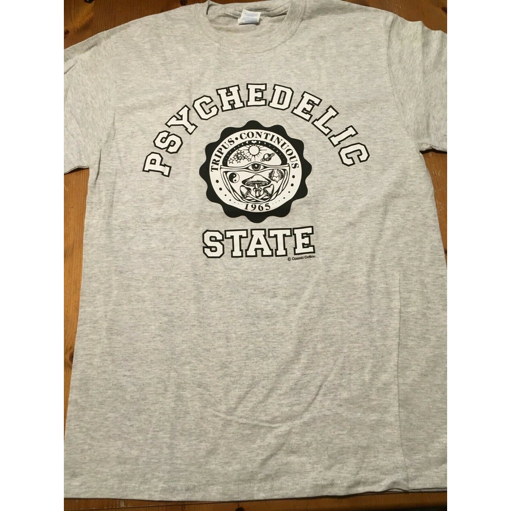 Áo thun đại học tiểu bang Psychedelic Jester Ts Hippie Grateful Dead ...