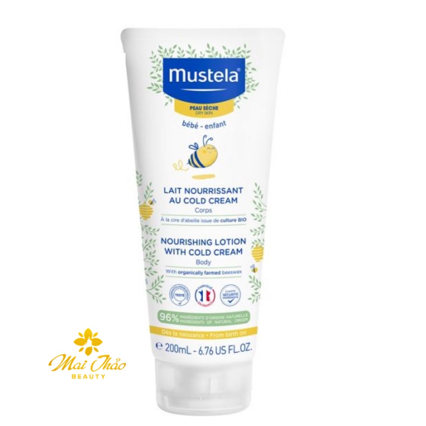 Mustela Kem Dưỡng Da Cho Trẻ Sơ Sinh & Em Bé Da Khô Mustela Nourishing ...