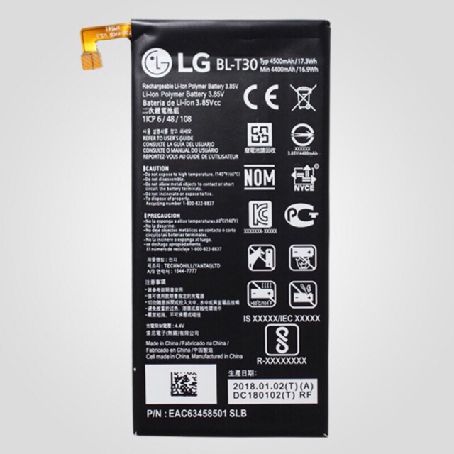 Pin LG X Power 2 (BL-T30) - dung lượng 4500mAh xịn-chính hãng | Shopee ...