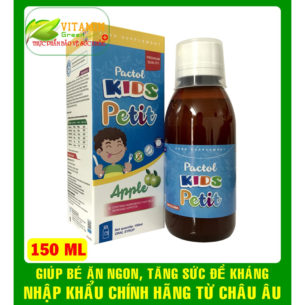 PACTOL KIDS PETIT GIÚP BÉ ĂN NGON, TĂNG SỨC ĐỀ KHÁNG (150ml) | NHẬP ...