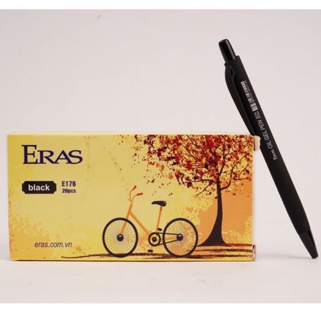 bút bi 0.7mm thân nhung Eras E176 | Shopee Việt Nam