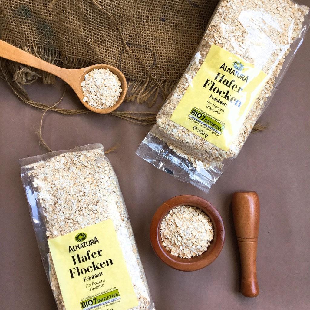 Yến Mạch Hafer Flocken Bio Alnatura Đức Cán Vỡ 500g | Shopee Việt Nam