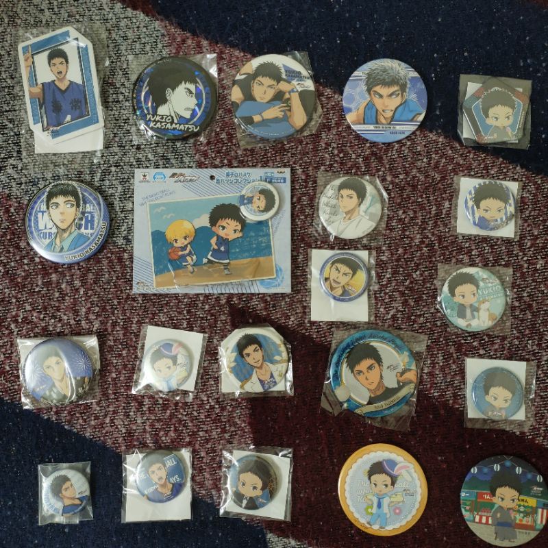 Huy hiệu chính hãng - Kuroko no Basket/Yukio Kasamatsu | Shopee Việt Nam