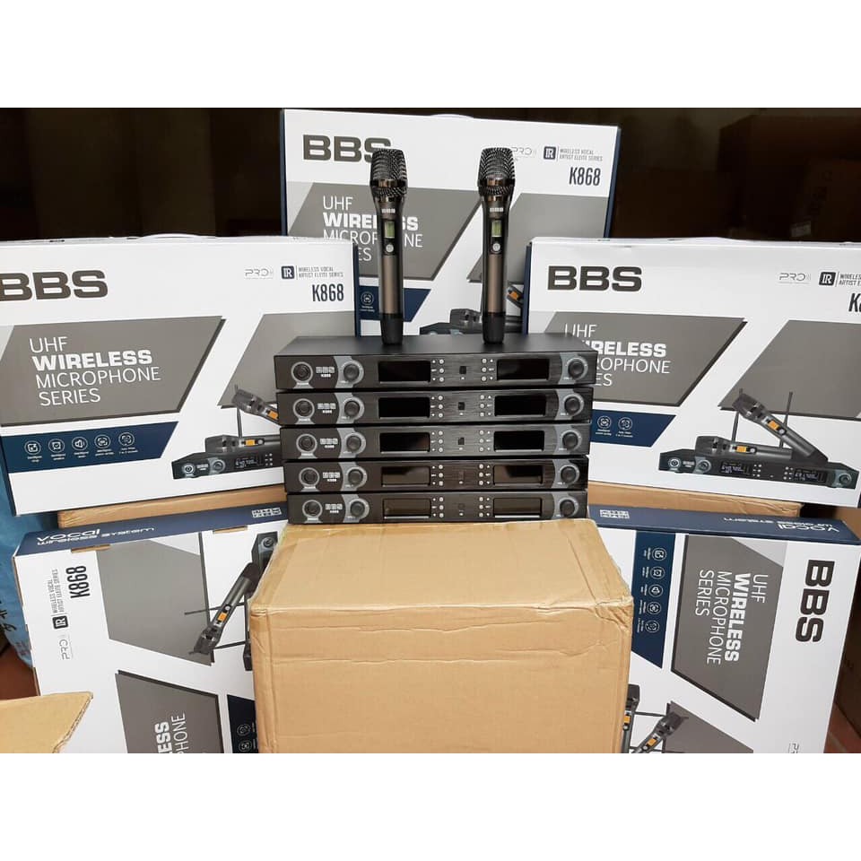 MICRO không dây BBS K868 chính hãng Cao Cấp (bảo hành 12 tháng) | Shopee Việt Nam