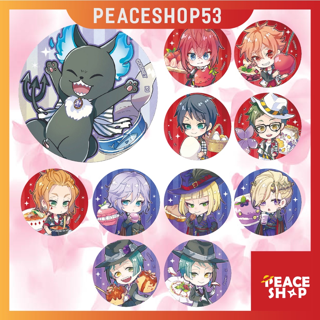 Huy hiệu Twisted-Wonderland Lấp Lánh Huy Hiệu Anime Twisted-Wonderland ...