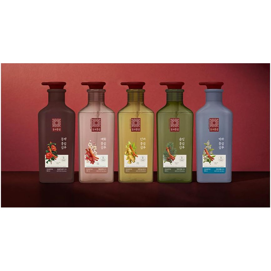 [Aekyung] Kerasys Dongui Hong Sam Red Ginseng Shampoo 500ml 16.91oz ...