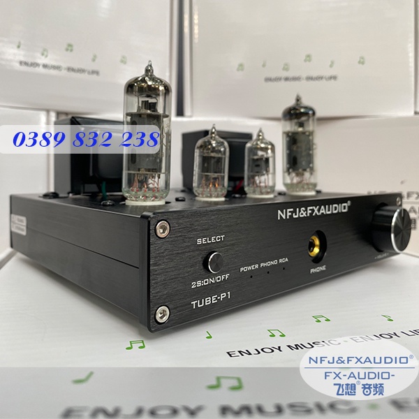 [Chính hãng] [Ảnh thật] Ampli Đèn FX-AUDIO TUBE P1 Phono MM Input /Công ...