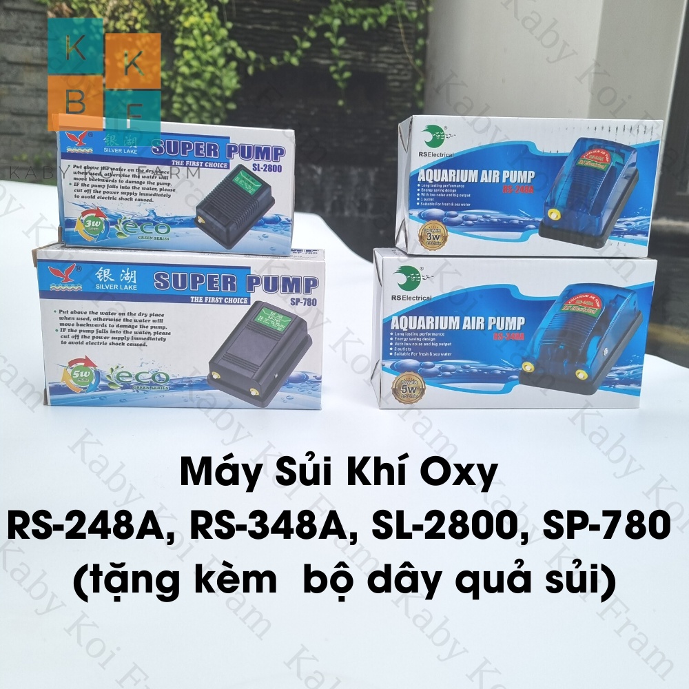 Máy sủi khí oxy bể cá 1 vòi, 2 vòi RS 348A SP 780 RS 248A SL 2800 - kèm dây vòi sủi. | Shopee ...