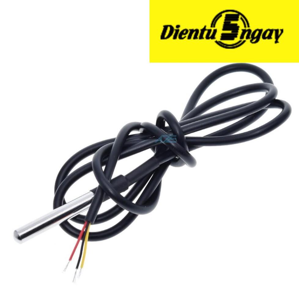 Cảm Biến Nhiệt Độ Không Thấm Nước DS18B20 Cho Arduino - 5D4 _ | Shopee ...