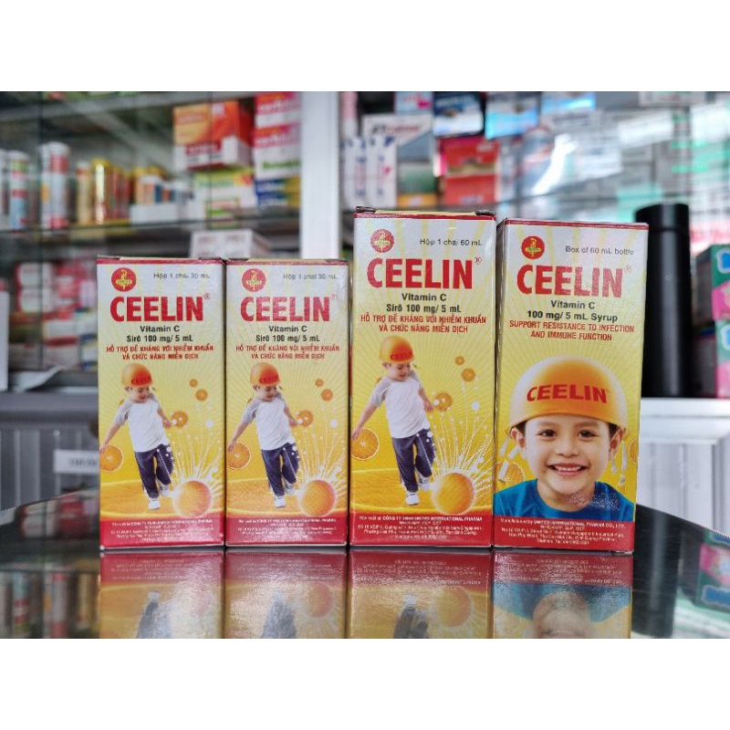Siro CEELIN - Vitamin C - Tăng Đề Kháng | Shopee Việt Nam