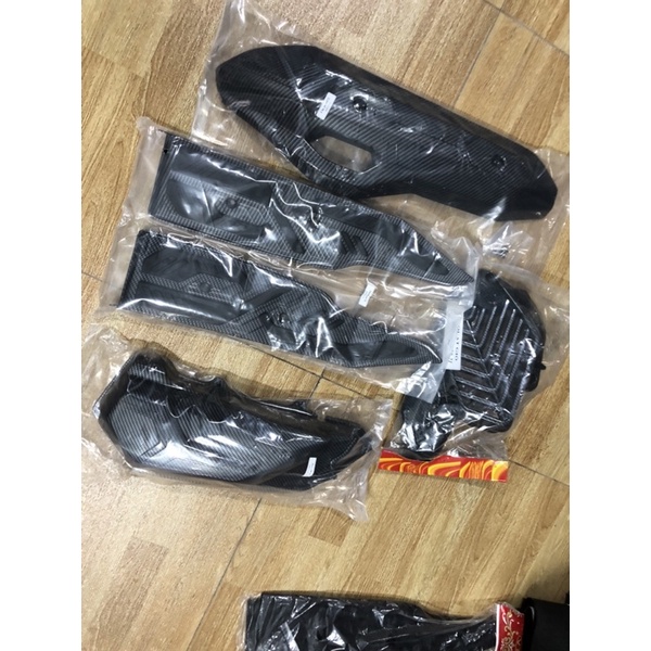 Giá trọn bộ 4 món ốp đủ xe AB Air blade đời 2023(máy 125-160) gồm có Ốp pô +Ốp quạt gió +Ốp bầu ...