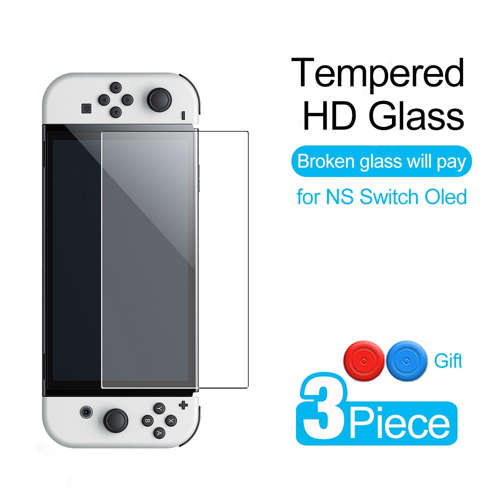NINTENDO Bộ Kính Cường Lực Bảo Vệ Màn Hình OLED 9H HD Cho NS OLED | Shopee Việt Nam