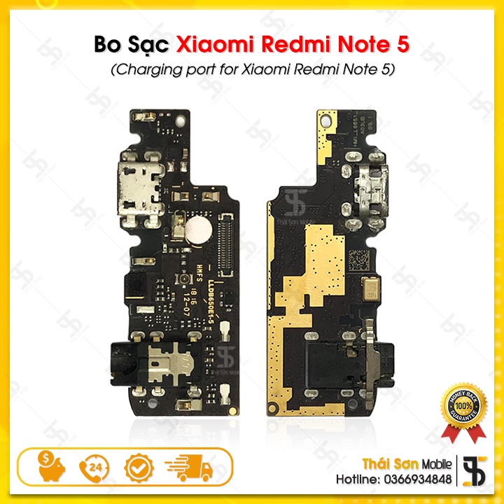 Cáp Chân Sạc Xiaomi Redmi Note 5 - Cụm Bo Mạch Sạc / Đuôi Sạc Điện ...