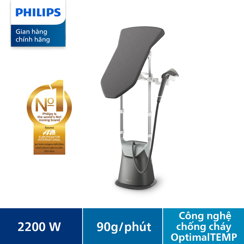 Bàn Ủi Hơi Nước Đứng Cao Cấp Philips GC628/80 All in one 8000 series ...