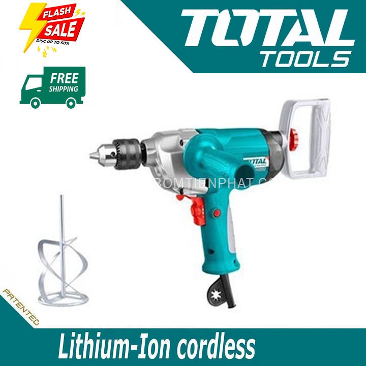 Máy Khoan Và Trộn sơn 1100W TOTAL CHÍNH HÃNG TD61101E - Vừa khoan và khuấy sơn TOTAL TOOLS WORLD ...