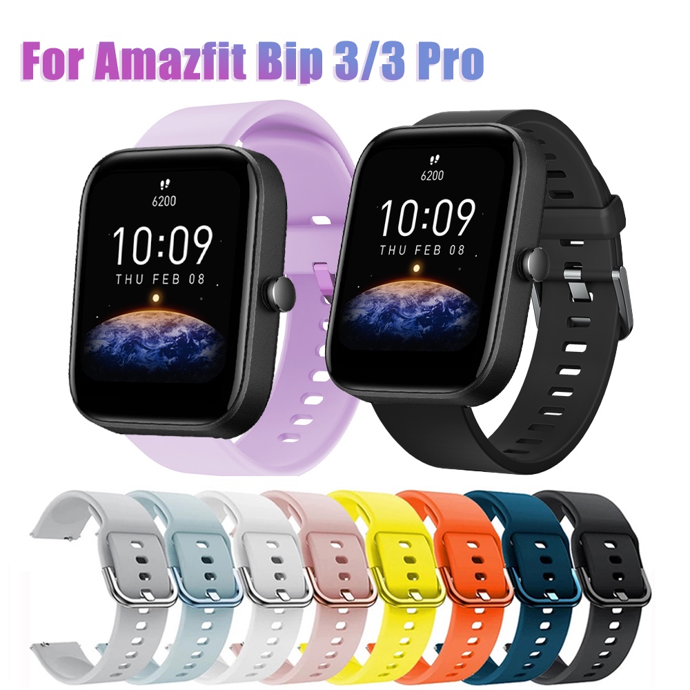 Dây Đeo Thay Thế Chất Liệu Silicon Màu Trơn Cho Amazfit Bip 3 Pro Huami Amazfit Bip U Pro Bip ...