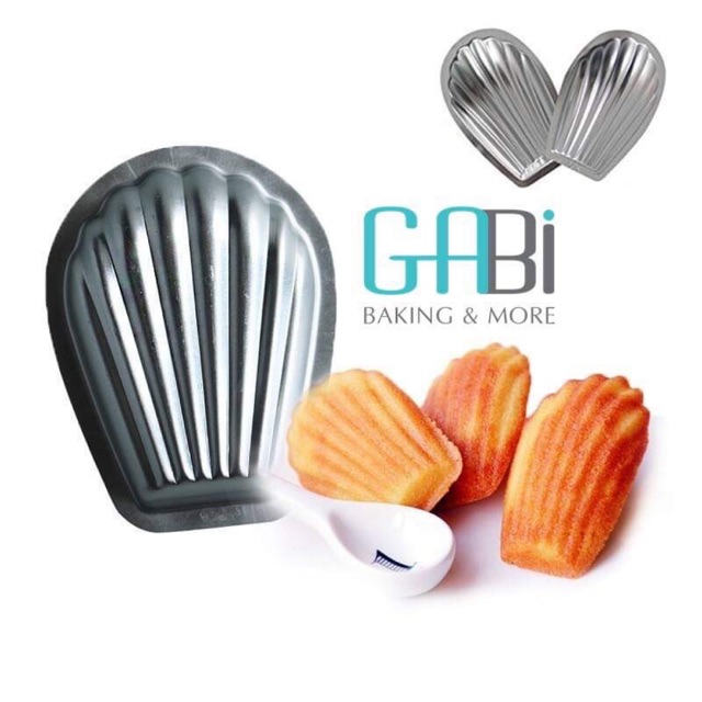 Set 5 khuôn bánh sò madeleine tròn/dài | Shopee Việt Nam