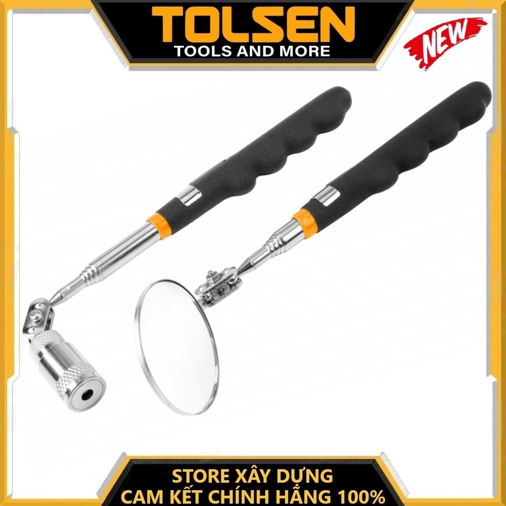 BỘ CÔNG CỤ NAM CHÂM NHẶT VẬT CÓ ĐÈN LED VÀ GƯƠNG 5LBS TOLSEN 66005 ...