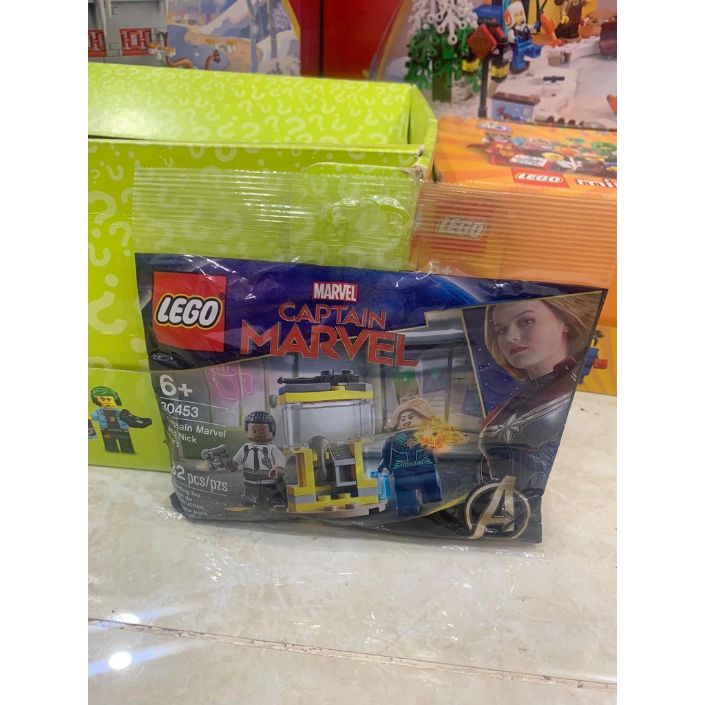 (HÀNG CÓ SẴN ) LEGO CAPTAIN MARVEL POLYPAG 30453 | Shopee Việt Nam