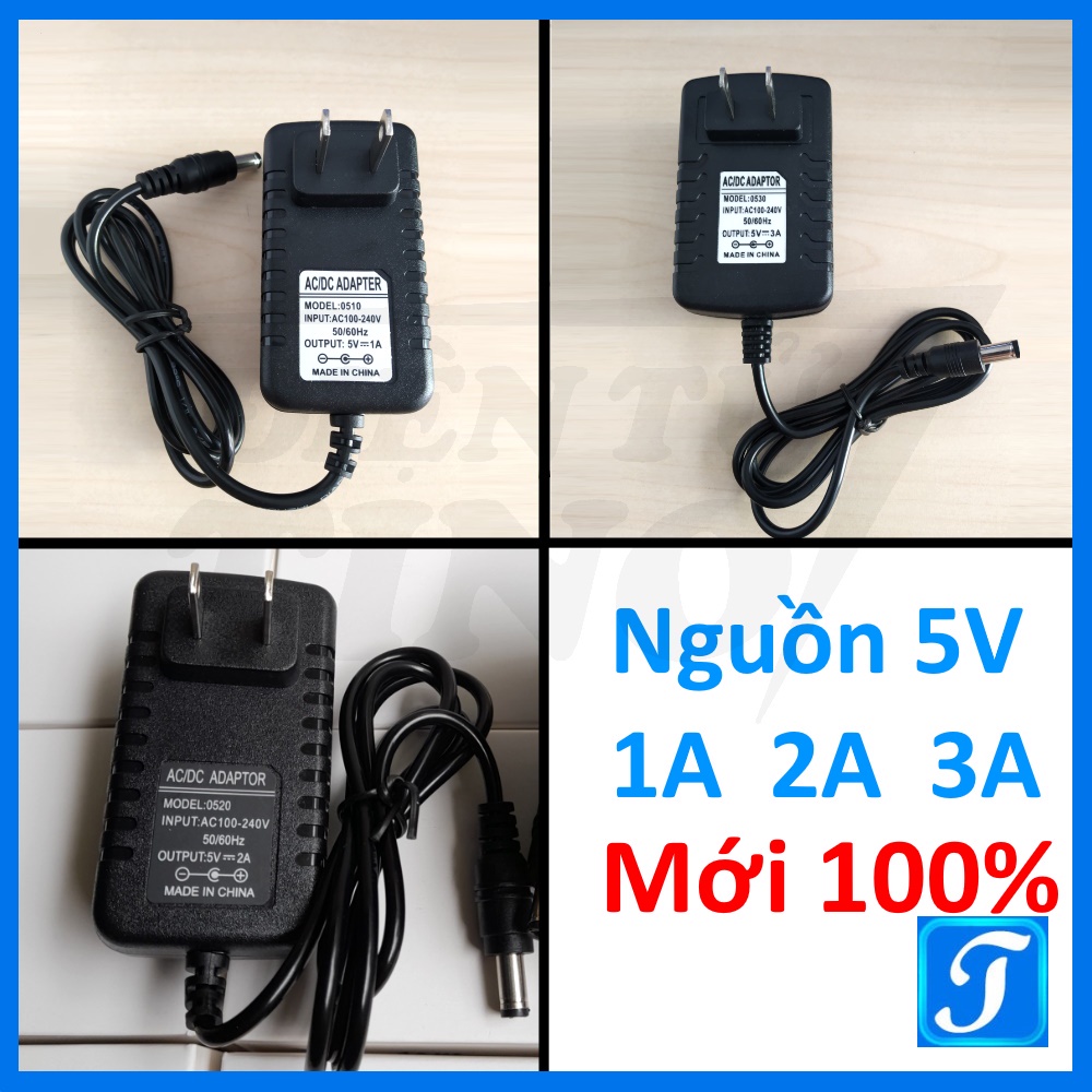 Bộ Chuyển Đổi Nguồn 220V AC Sang 5V 4.2V 3V DC / Adapter 5V 1A 2A 3A Vỏ ...