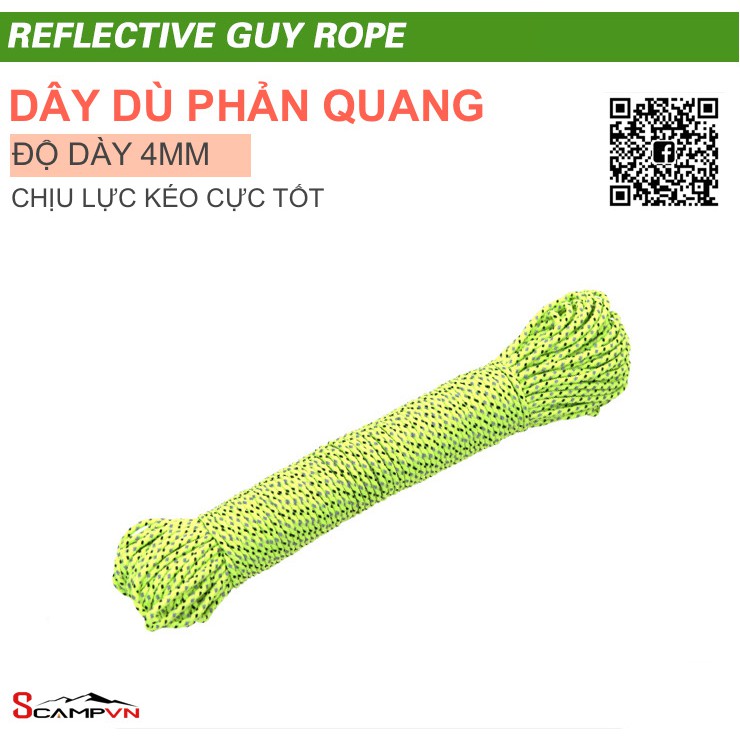 Dây dù phản quang loại dày 4mm Selpa CLS chịu lực du lịch dã ngoại cắm trại | Shopee Việt Nam