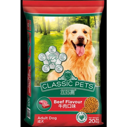 Thức ăn cho chó Classic Pets chó trưởng thành hương vị thịt bò gói 400g ...