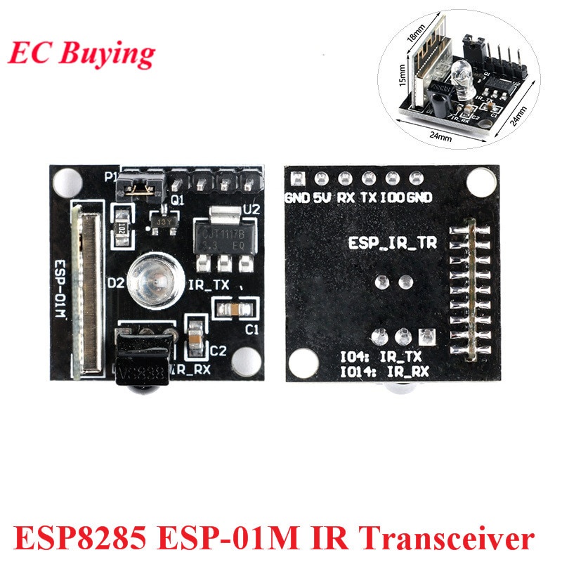 Mô đun điều khiển từ xa Esp8285 Esp-01M Ir Esp 8285 Esp01M Esp 01m ...