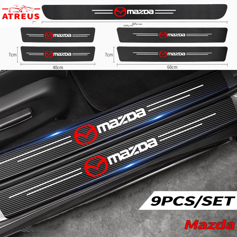 Sticker Sợi Carbon Dán Cửa Xe Hơi Mazda 2 3 CX5 CX30 CX8 CX3 Mazda2 6 5 ...