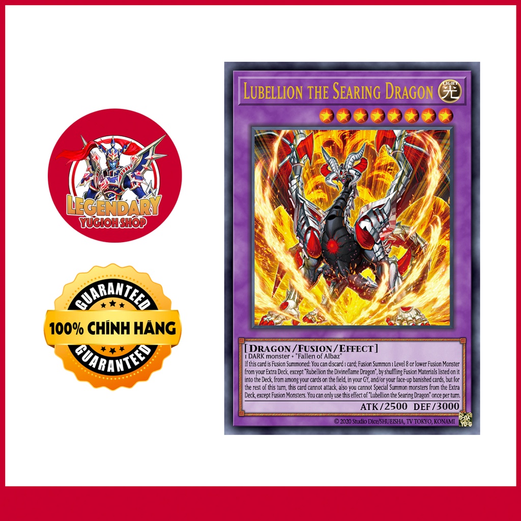 [EN-JP][Thẻ Bài Yugioh Chính Hãng] Lubellion the Searing Dragon ...