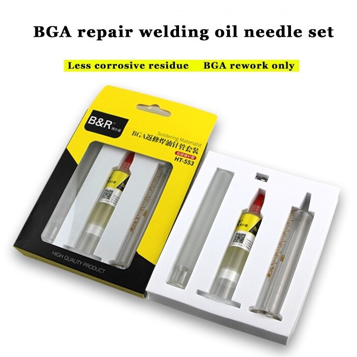 B&R HT-553 bộ tuýp mỡ hàn và xi lanh thủy tinh 10ml | Shopee Việt Nam