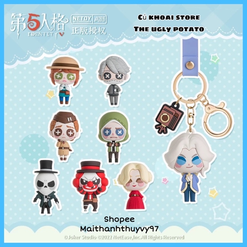 [OFFICIAL] Móc khoá 3D nhân vật chibi Identity V - Keychain Identity V ...