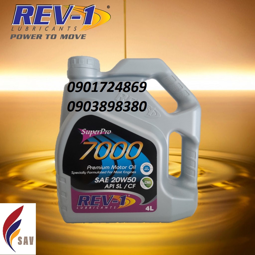 DẦU ĐỘNG CƠ SP 7000 SAE 20W50 API SL/CF 4L REV1 - NHẬP KHẨU SINGAPORE | Shopee Việt Nam