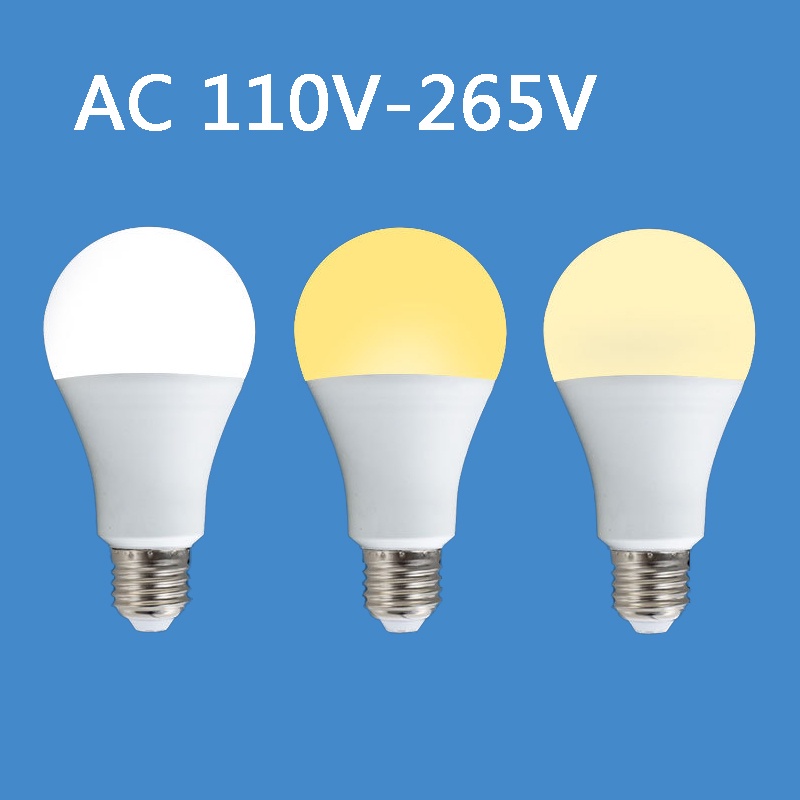 Bóng Đèn LED E27 AC 110V - 265V Siêu Sáng | Shopee Việt Nam