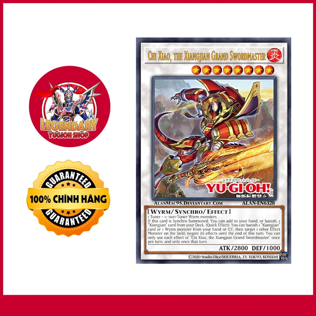 [Thẻ Bài Yugioh Chính Hãng] Swordsoul Grandmaster - Chixiao | Shopee ...