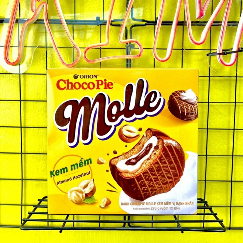 Bánh ChocoPie Molle kem mềm vị hạnh nhân 276g | Shopee Việt Nam