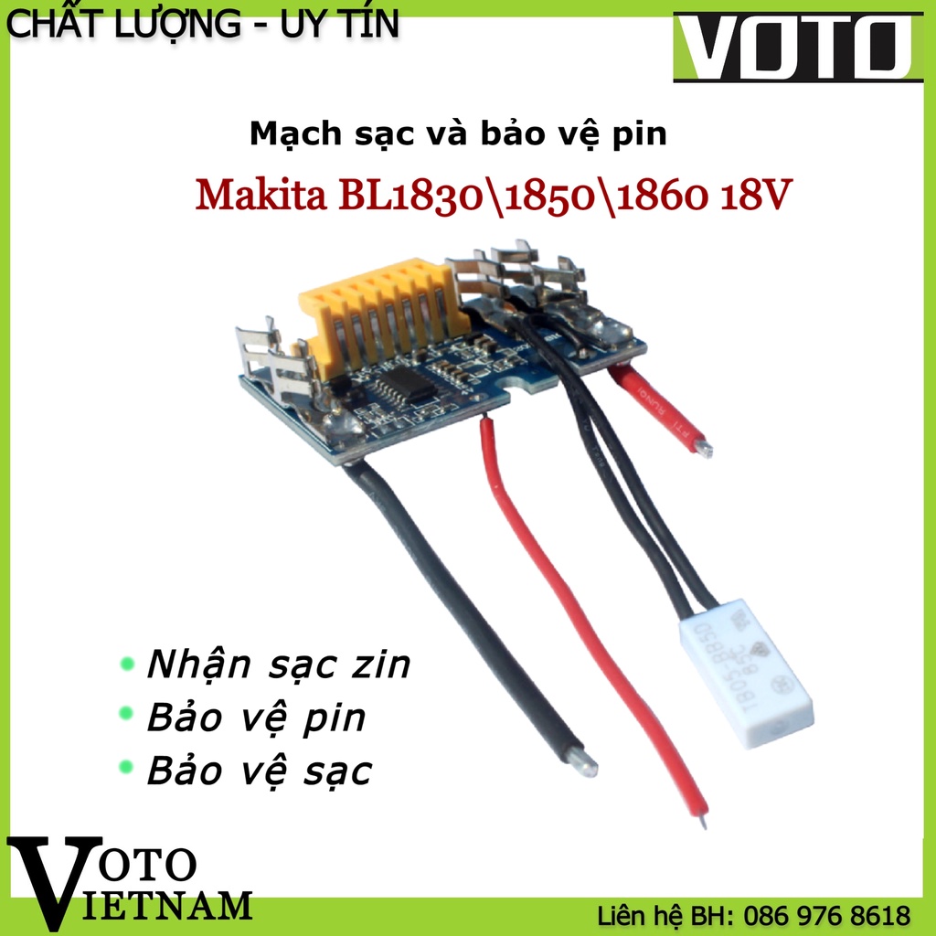 Mạch bảo vệ pin sạc 5s thay thế cho pin Makita BL1830/1850/1860 18V ...