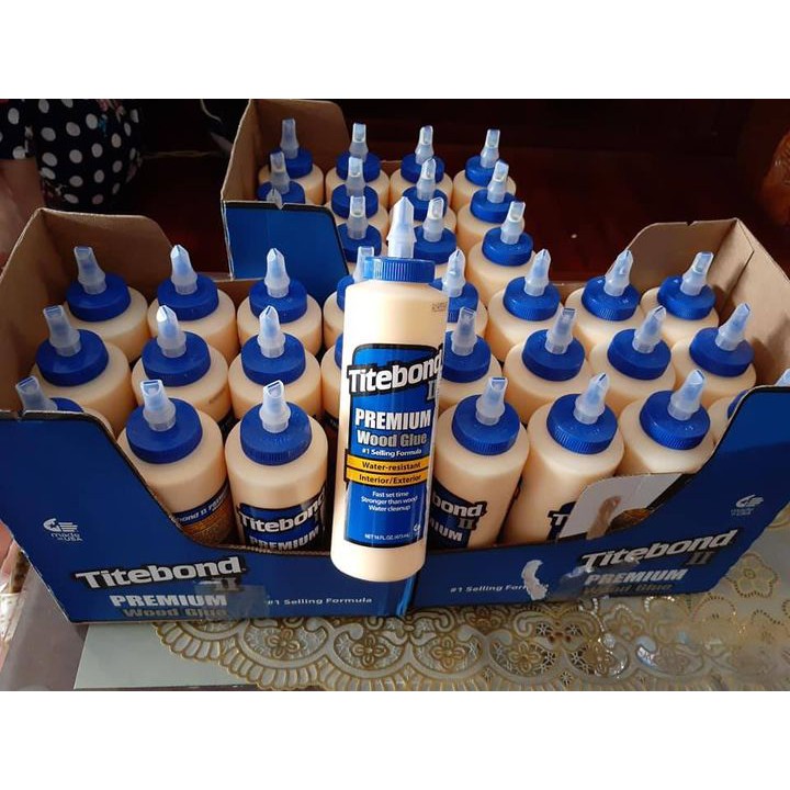 Keo dán gỗ, keo Titebond II Premium Wood Glue 473ml | Shopee Việt Nam