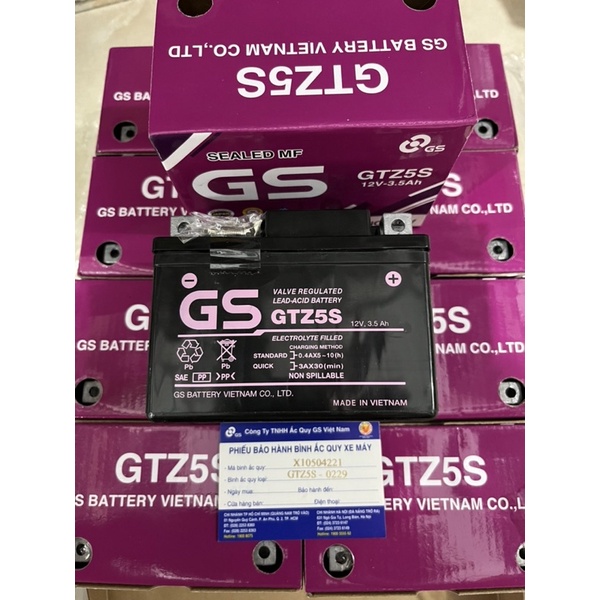 BÌNH ẮC QUY GS GTZ5S | Shopee Việt Nam