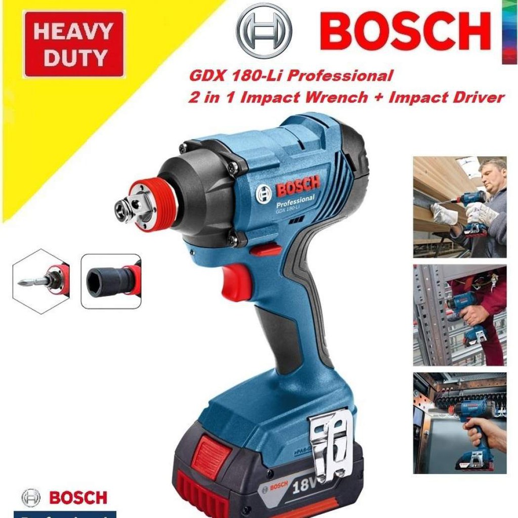 Máy vặn ốc dúng PIN Bosch GDX 18 V-EC ( Chính hãng). | Shopee Việt Nam
