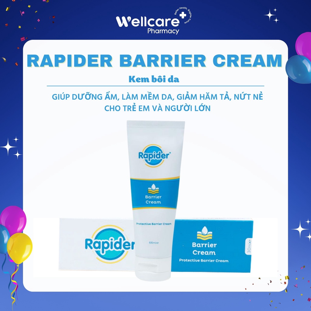 [CHÍNH HÃNG] RAPIDER BARRIER CREAM - Tuýp 30ml kem bôi dưỡng ẩm, mềm da ...
