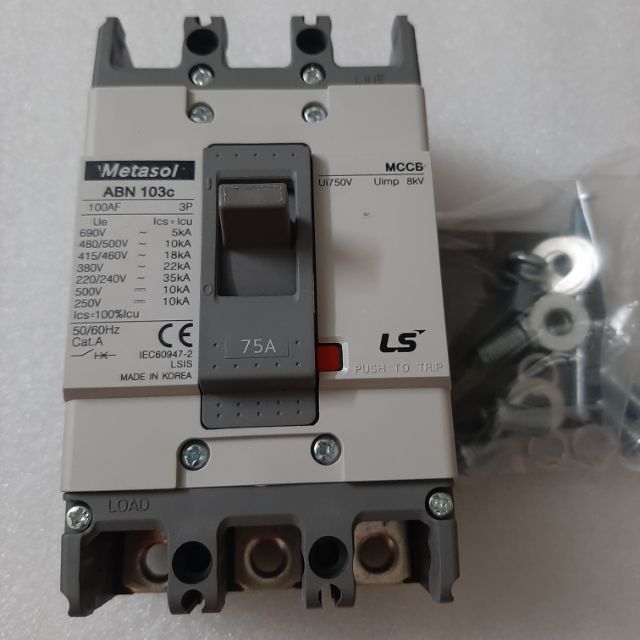 Aptomat hộp ABN 75A 3 pha | Shopee Việt Nam