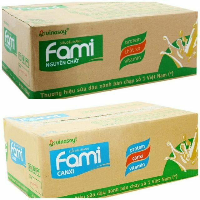 THÙNG SỮA ĐẬU NÀNH FAMI TÚI ,HỘP 200ML,/1 HỘP | Shopee Việt Nam