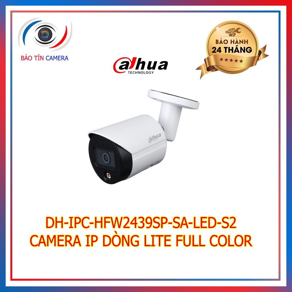 Camera DH-IPC-HFW2439SP-SA-LED-S2 4mpx có màu 24/24 chính hãng bảo hành 24 tháng | Shopee Việt Nam