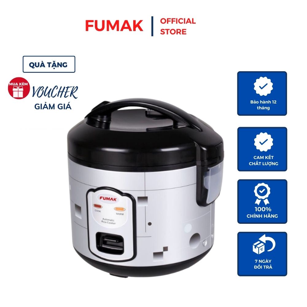 Nồi cơm điện mini Fumak FRC-120 - Dung tích 1.2L - Bảo hành 18 tháng ...