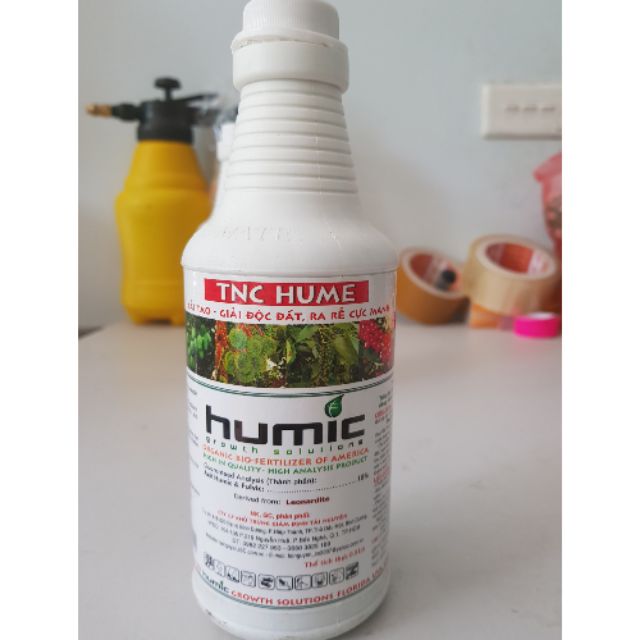 Phân hữu cơ axit humic TNC HUMIC chai 500ml | Shopee Việt Nam