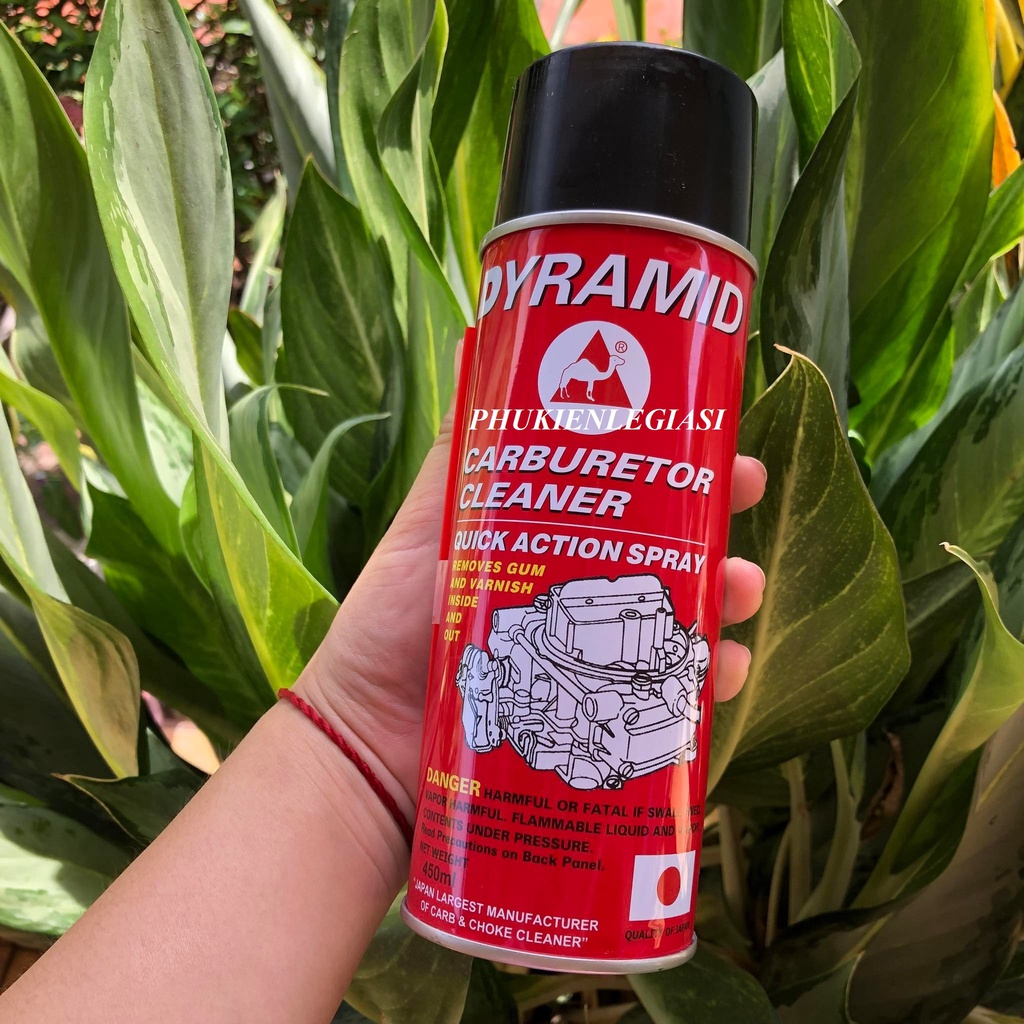 Bình xịt chế hòa khí họng ga kim phun xe máy & ô tô DYRAMID - Bình ...