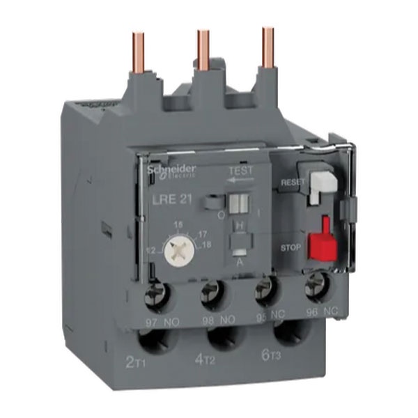 Rơ le nhiệt dải cài đặt 12-18A đầu nối bằng ốc vít SCHNEIDER LRE21 dùng ...