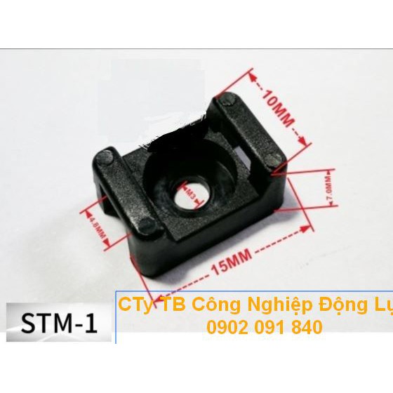 Nút giữ dây rút, nút khóa bó dây điện, đế nhựa cố định dây thít STM-0 STM-1 STM-2S | Shopee Việt Nam
